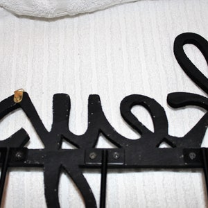 KEYS Decorative Wooden Sign, Wooden Key Rack Sign, KEYS Wooden ...