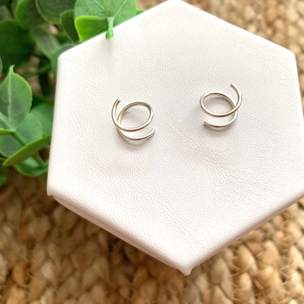Tiny Hoop Earrings - Etsy
