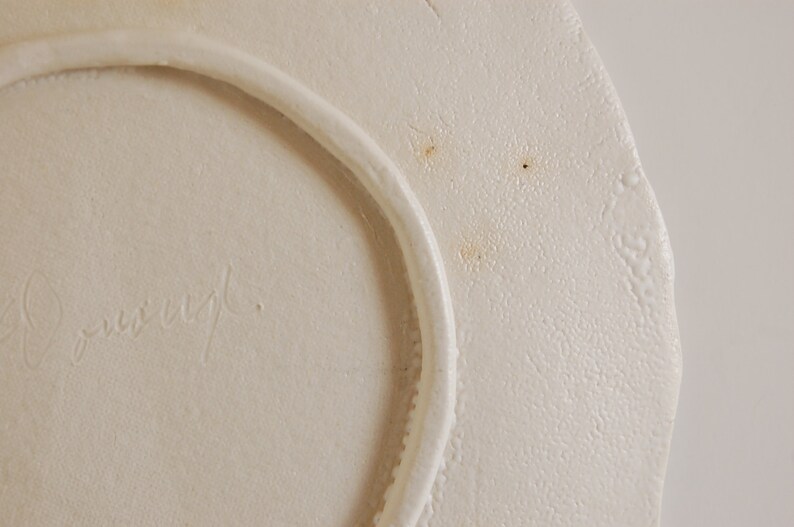 Paleo pottery hand built porcelain plate with cave painting | Etsy