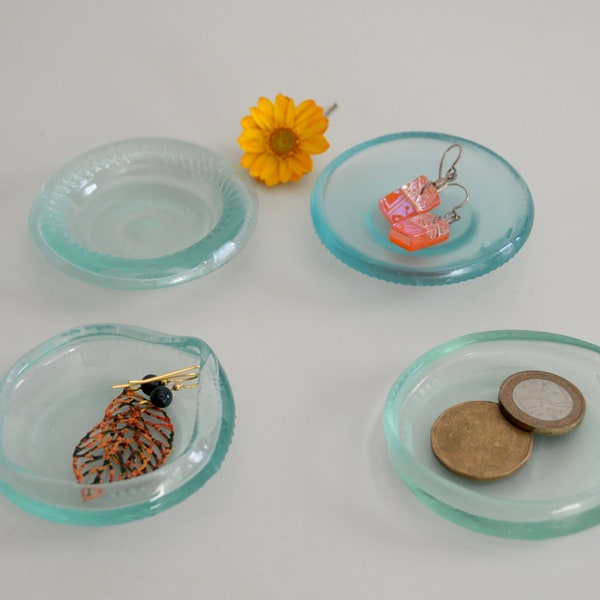 Recycled Glass Plate - Etsy