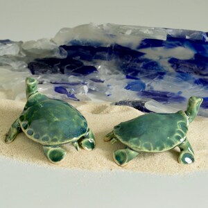 Assorted Baby Sea Turtleceramic in Shades of Blue and Green | Etsy