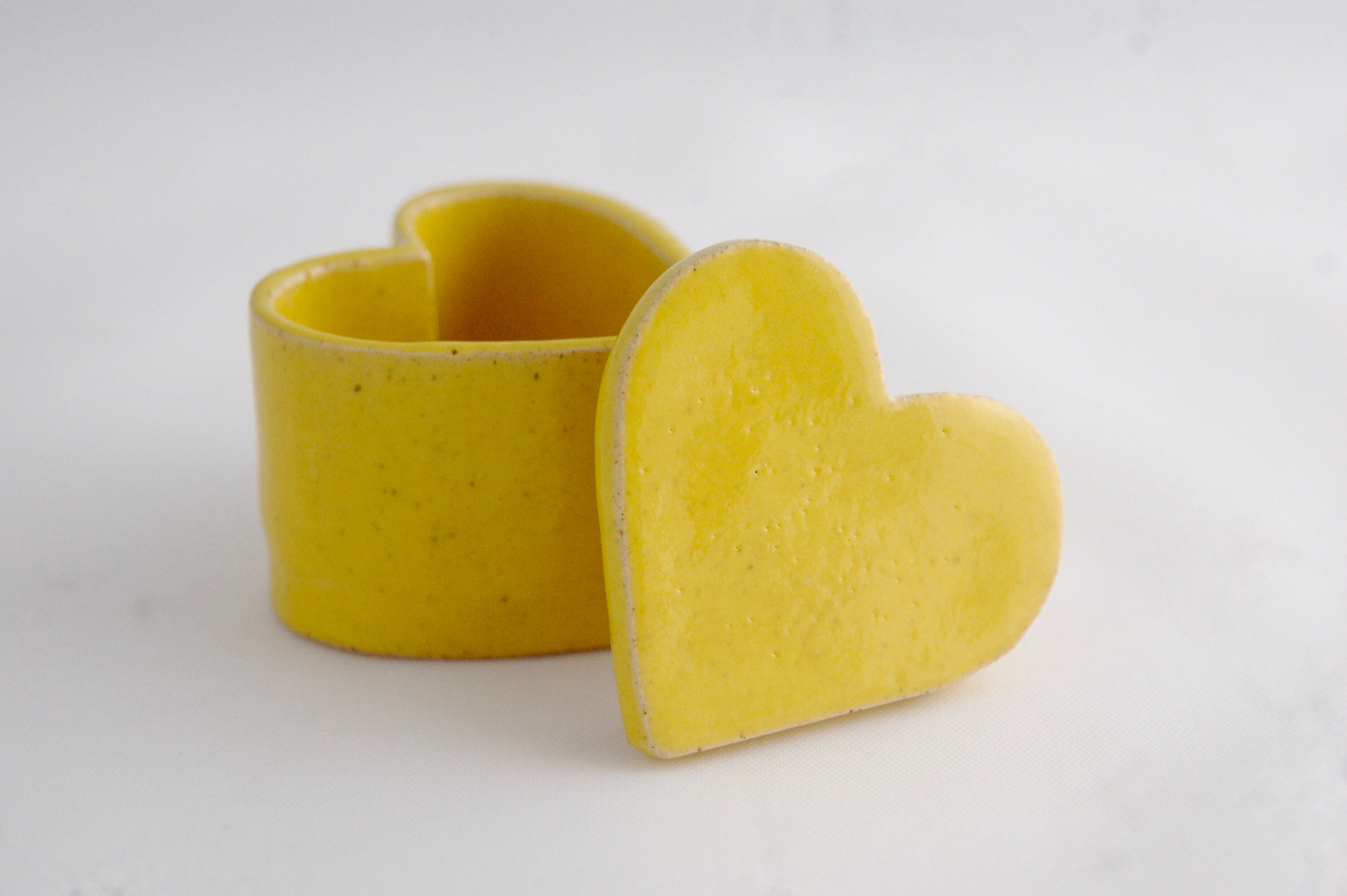 Heart Boxes, Small Ceramic Jewelry Box ,ring Holder Assorted Colors - Etsy