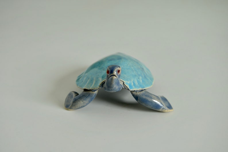 Assorted Baby Sea Turtleceramic in Shades of Blue and Green | Etsy