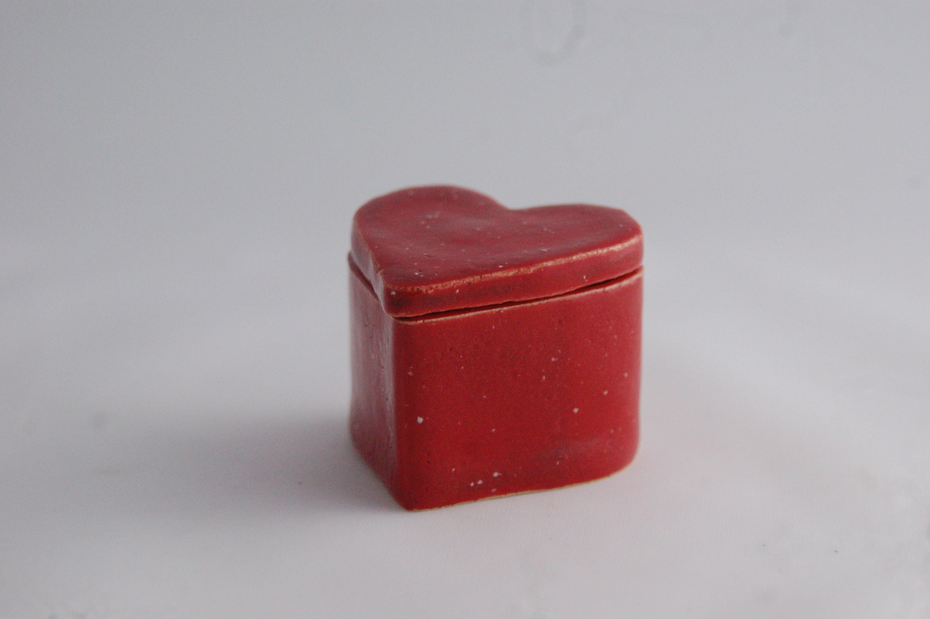 Heart Boxes Small Ceramic Jewelry Box ring Holder Assorted | Etsy