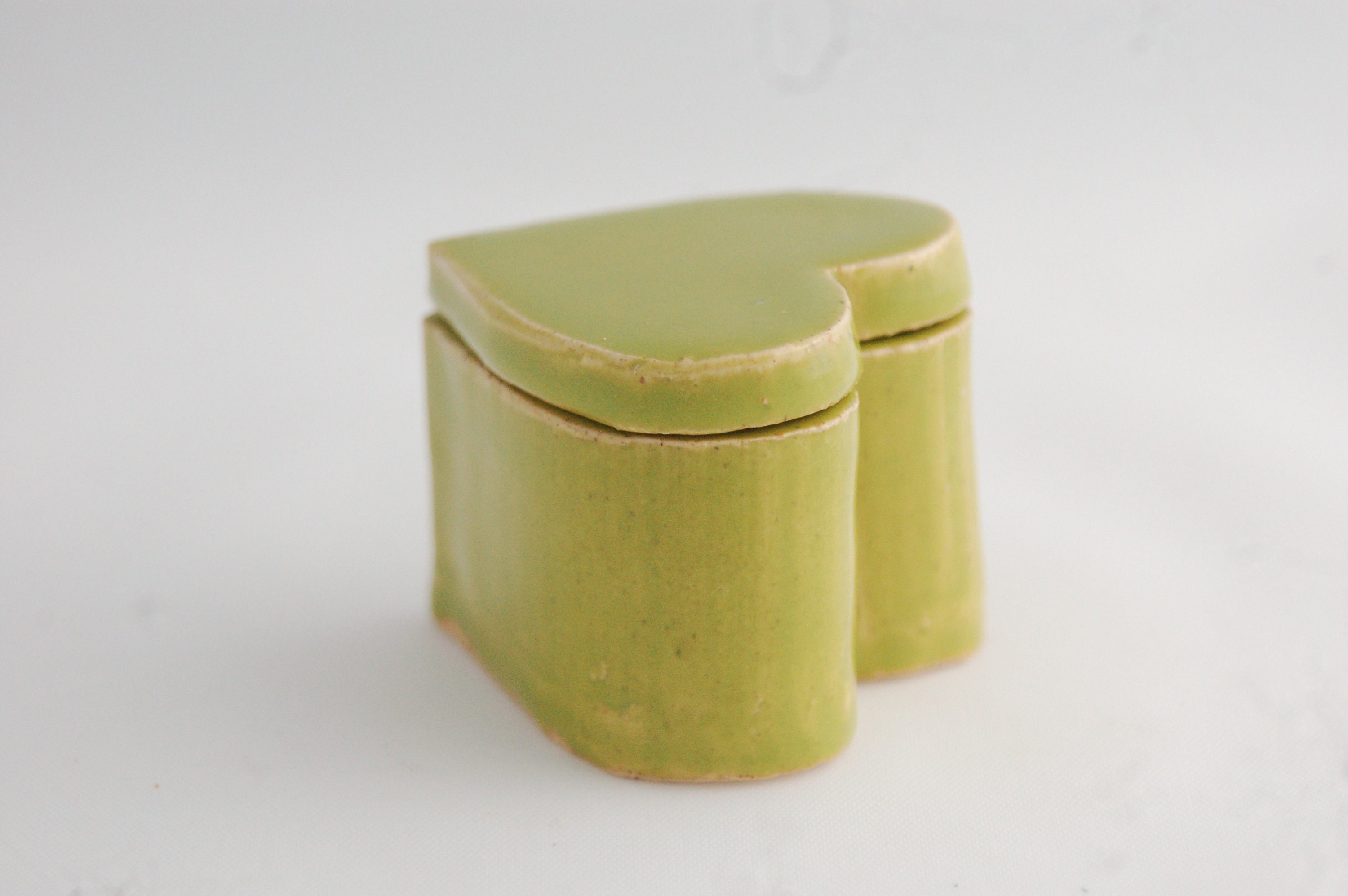 Heart Boxes Small Ceramic Jewelry Box ring Holder Assorted | Etsy