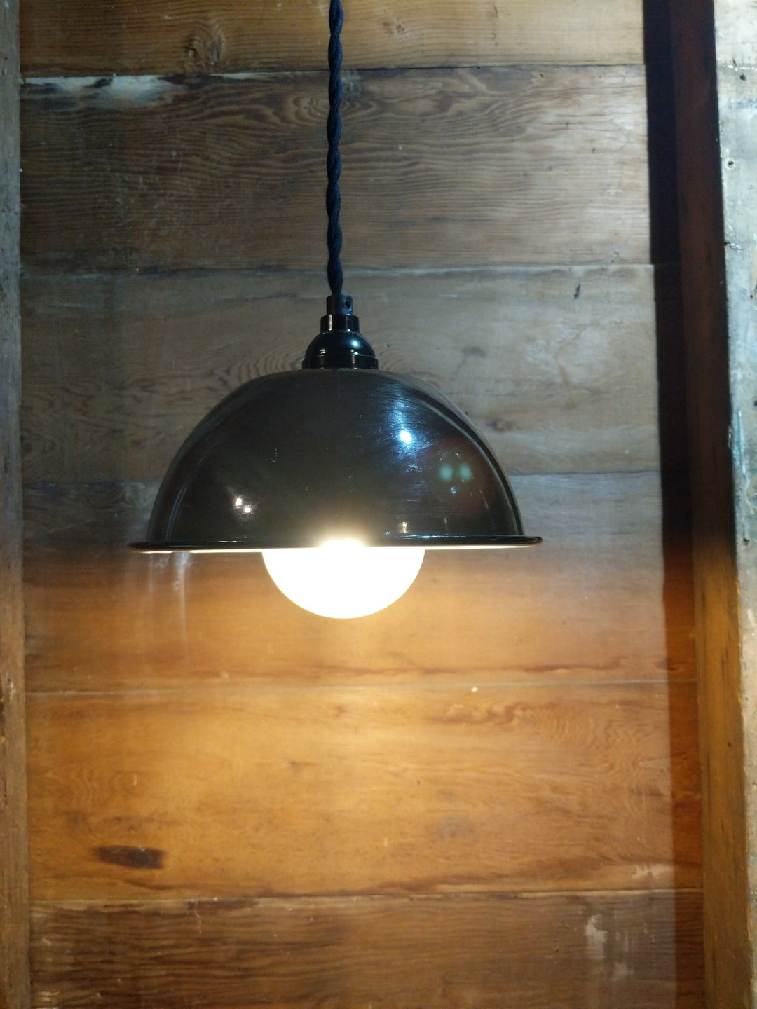 Metal Bowl Pendant Light - Etsy