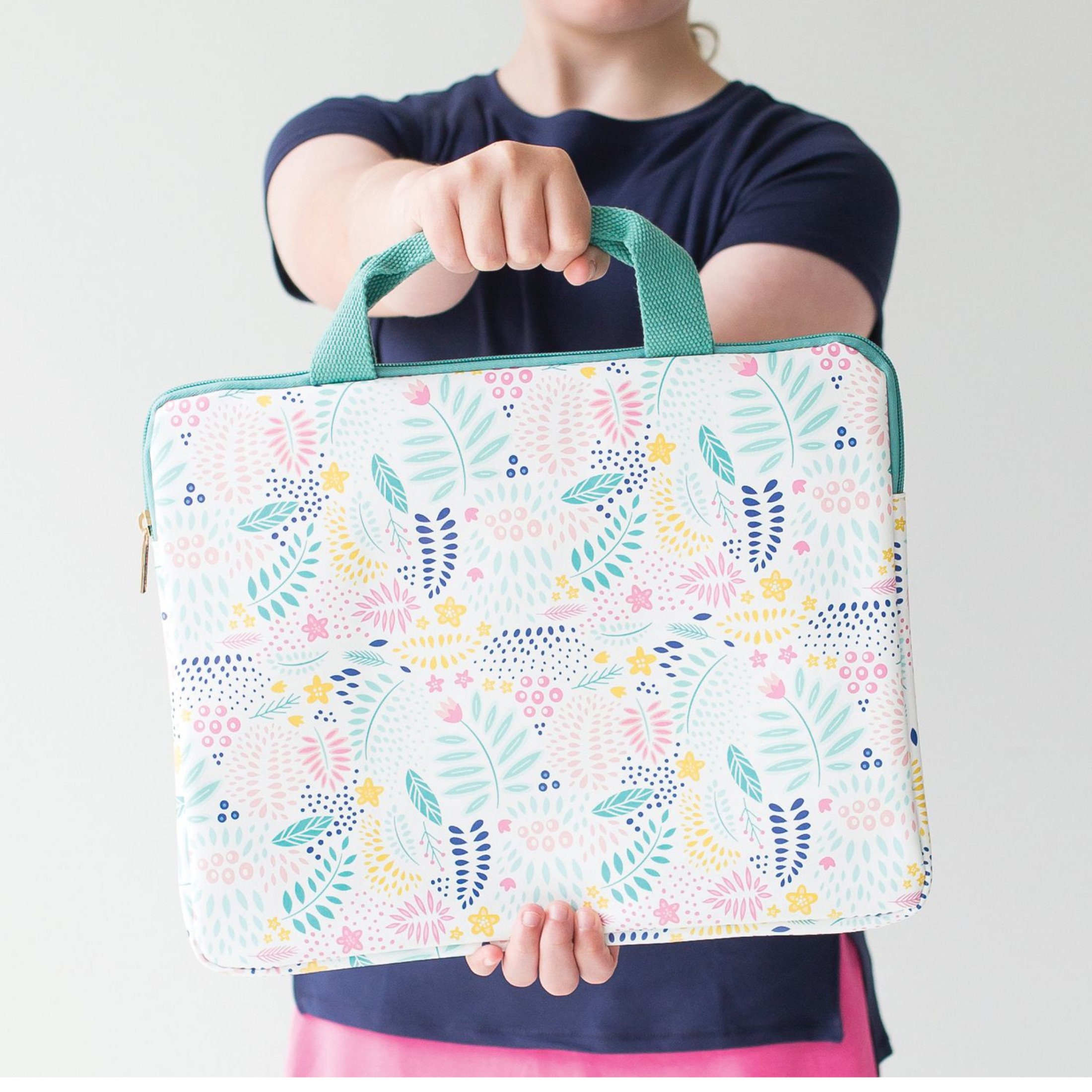 Personalized Kids Tote - Art Bag - iPad Tote - Coloring Book Bag ...