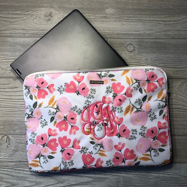 Monogram Laptop Case - Etsy