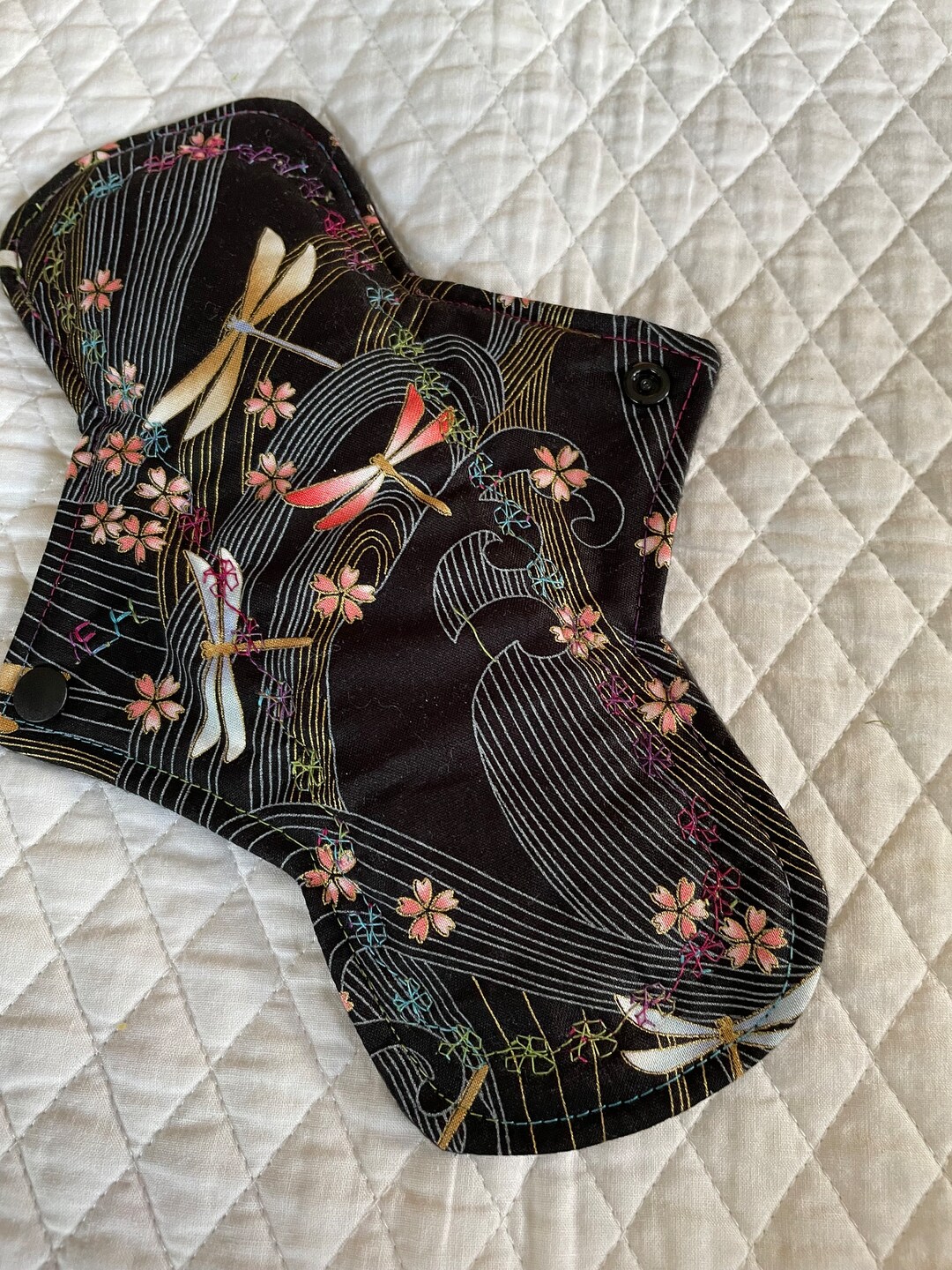 10.25 Fire Flies on Cotton Reusable Cloth Pad Extra Heavy - Etsy