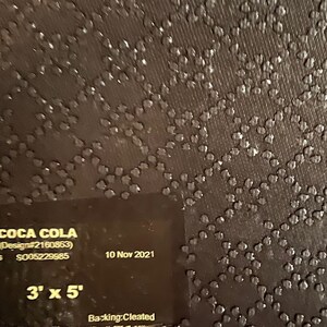 New Coke Rug 3x5 Industrial Quality Rubber Cleated Back - Etsy