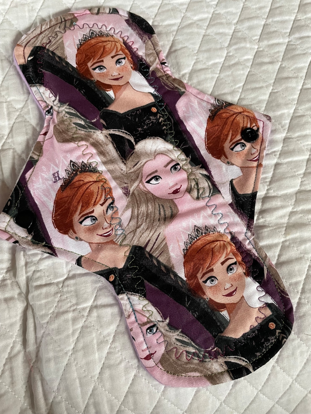 10.25 Disney Frozen Elsa and Anna Cotton Top Heavy Reusable Cloth Pad ...