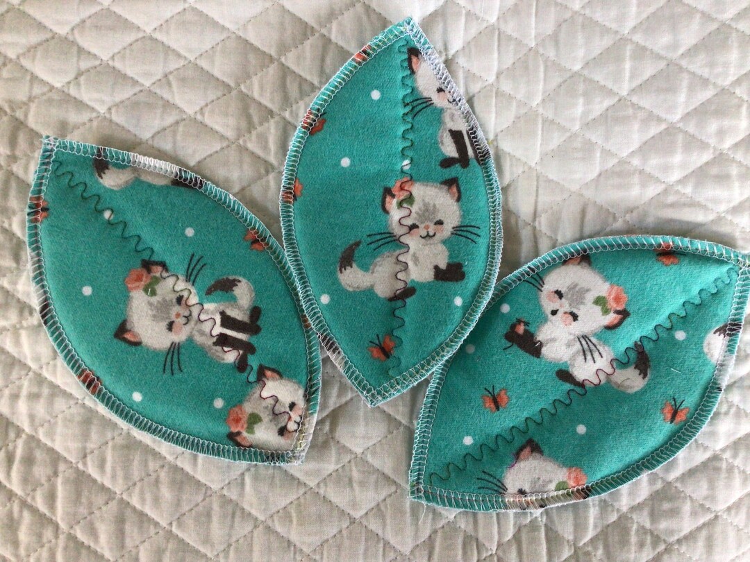 3- Intralabial Pads With 1 Layer Bamboo Core 2 Layer Flannel Core - Etsy
