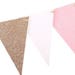 Pennant Banner - Triangle Banner - Pink, Blue, Mint, Lilac, White ...