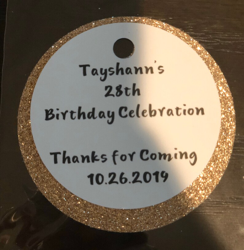 Circular Tags Solid or Glitter Cardstock Tags-set of 25 - Etsy