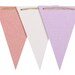 Pennant Banner - Triangle Banner - Pink, Blue, Mint, Lilac, White ...