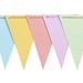 Pennant Banner - Triangle Banner - Pink, Blue, Mint, Lilac, White ...