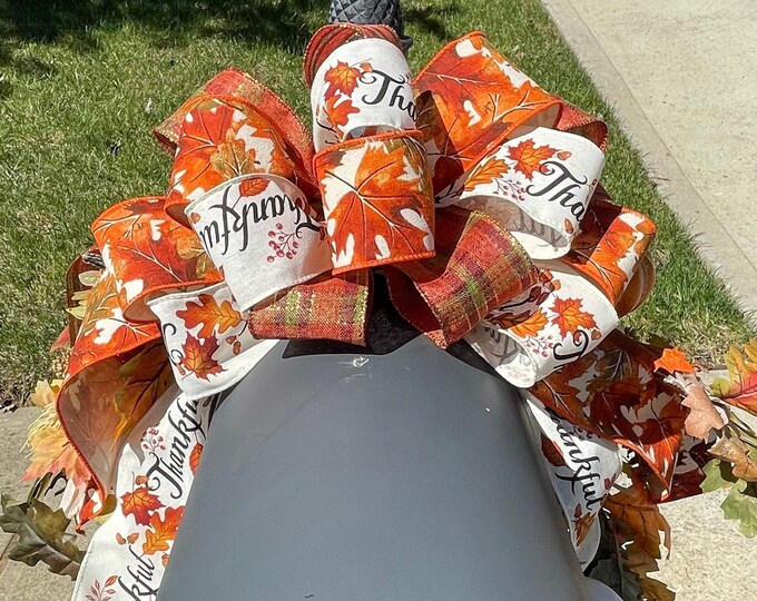 Fall Decor Fall Mailbox Wreath Fall Mailbox Decor Fall Mailbox Swag ...