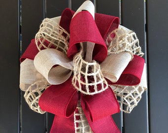 Burlap Tree Topper | Etsy