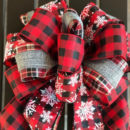 Large Red Ribbon Pull Bows 9 Wide Set of 6 - Etsy