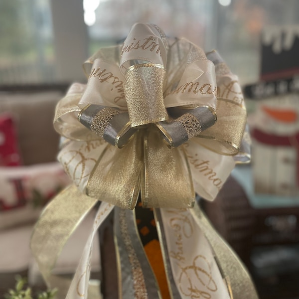Tree Topper Bow - Etsy