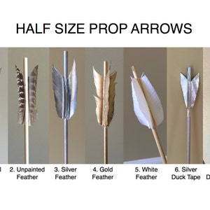 Half Size Prop Archery Arrow Short Costume Arrow Black - Etsy