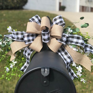 Farmhouse Spring Mailbox Swag Spring Garland Swag for - Etsy