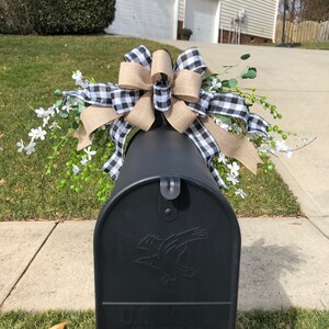 Farmhouse Spring Mailbox Swag Spring Garland Swag for - Etsy