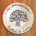 Family Tree Plate: Personalized Grandparent Plate, Family Name Plate ...