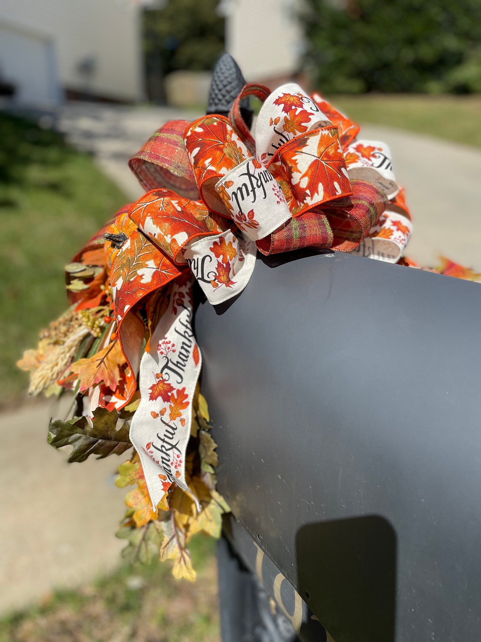 Fall Mailbox Swag Fall Garland Swag for Mailbox Mantel or - Etsy