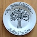 Family Tree Plate: Personalized Grandparent Plate, Family Name Plate ...