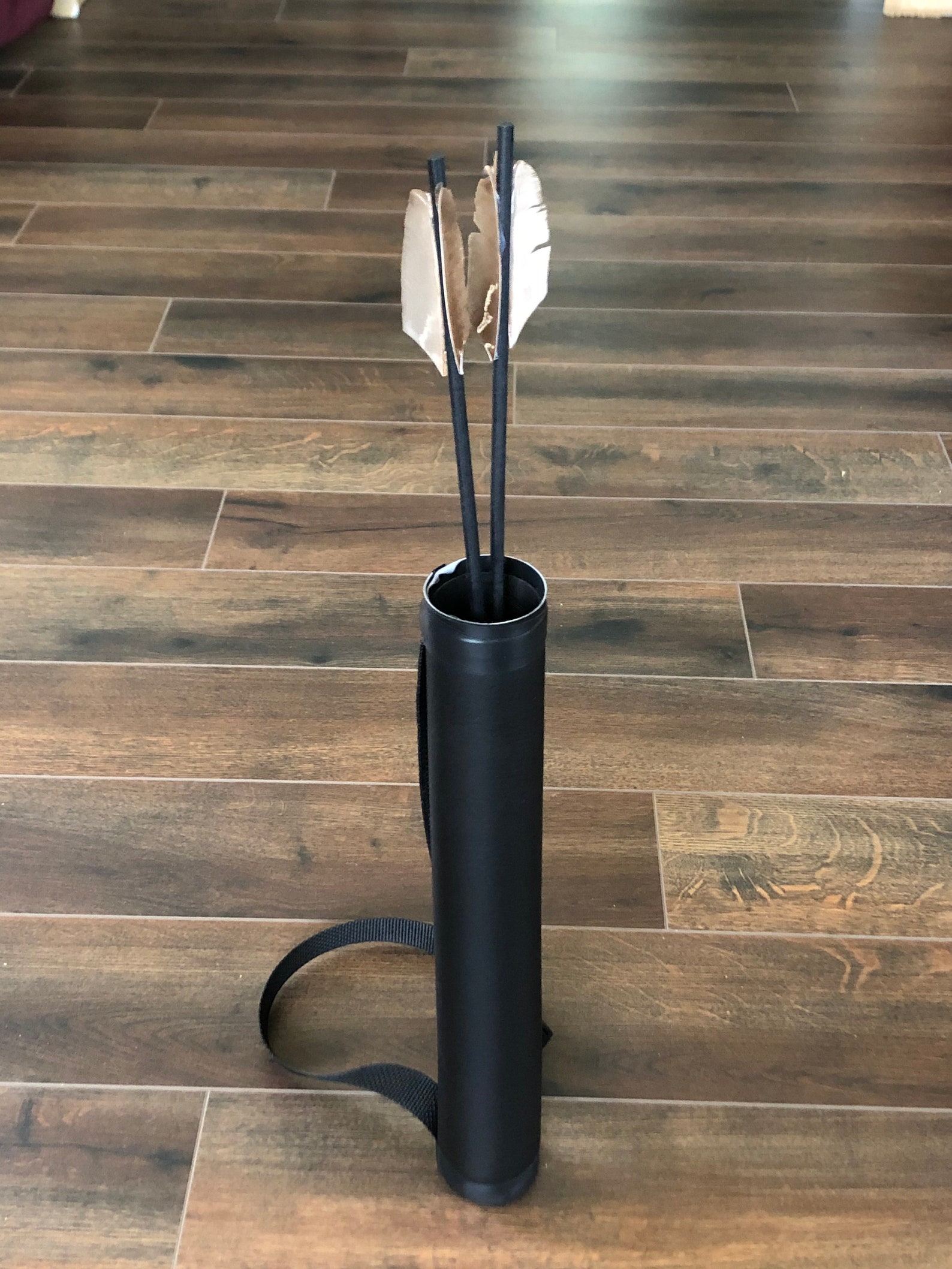 Costume Quiver W/ Short Prop Arrows Faux Leather Quiver - Etsy