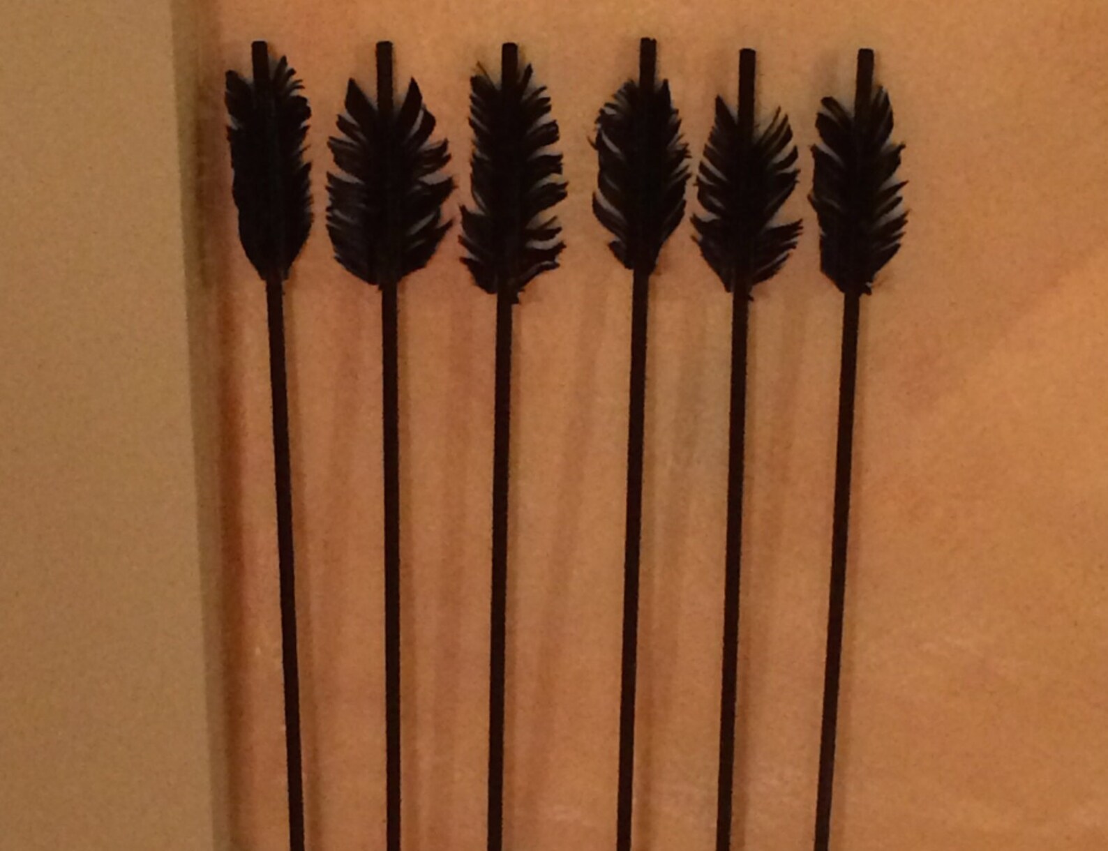 Black Feathered Prop Arrow Costume Archery Arrow Black - Etsy