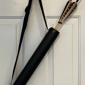 Costume Quiver W/ Short Prop Arrows Faux Leather Quiver, Renaissance ...