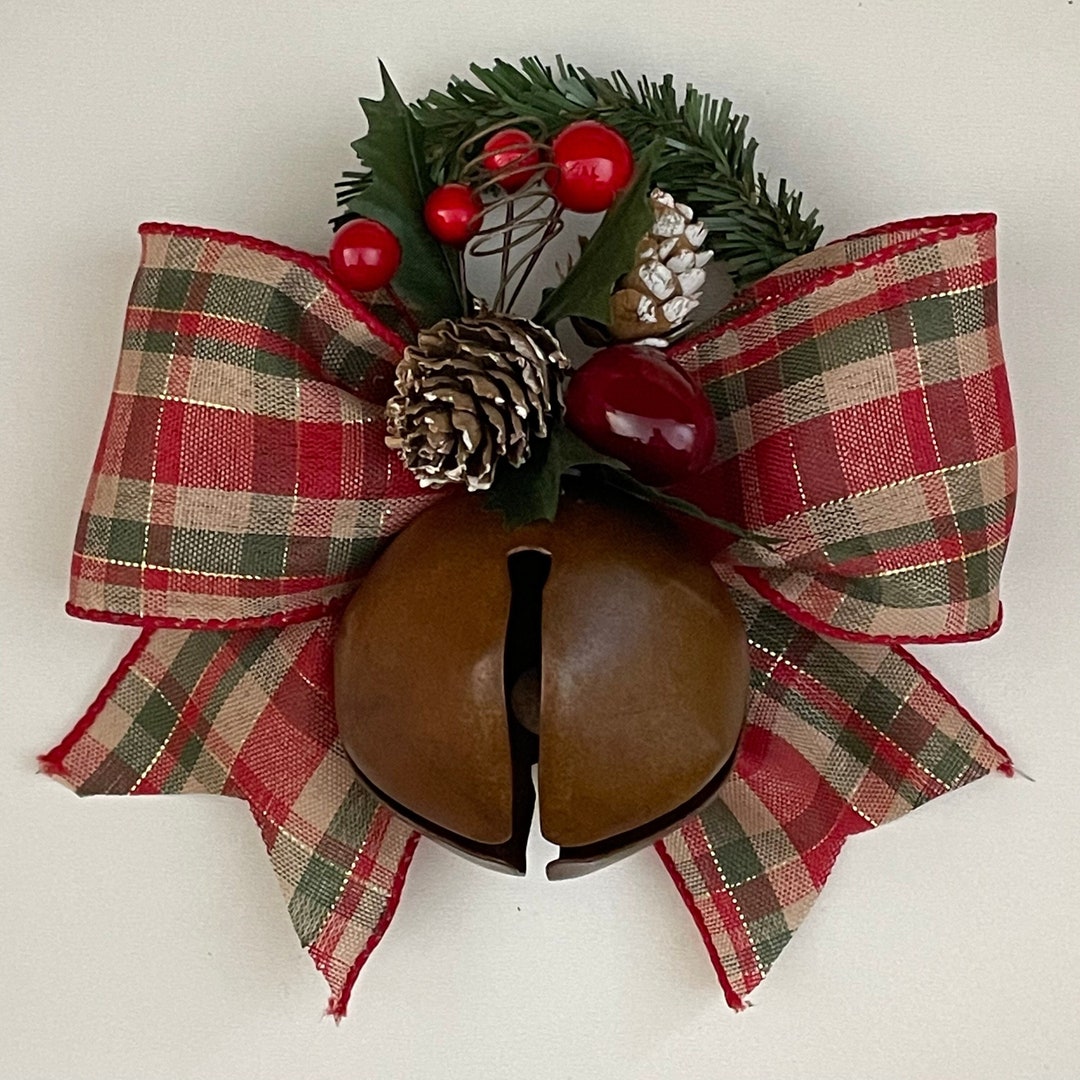 Farmhouse Christmas Jingle Bell Door Knob Hanger Door Knob - Etsy