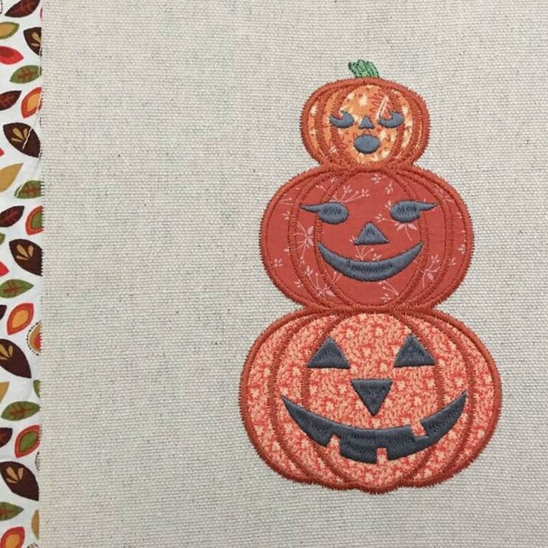 Pumpkin Applique - Etsy