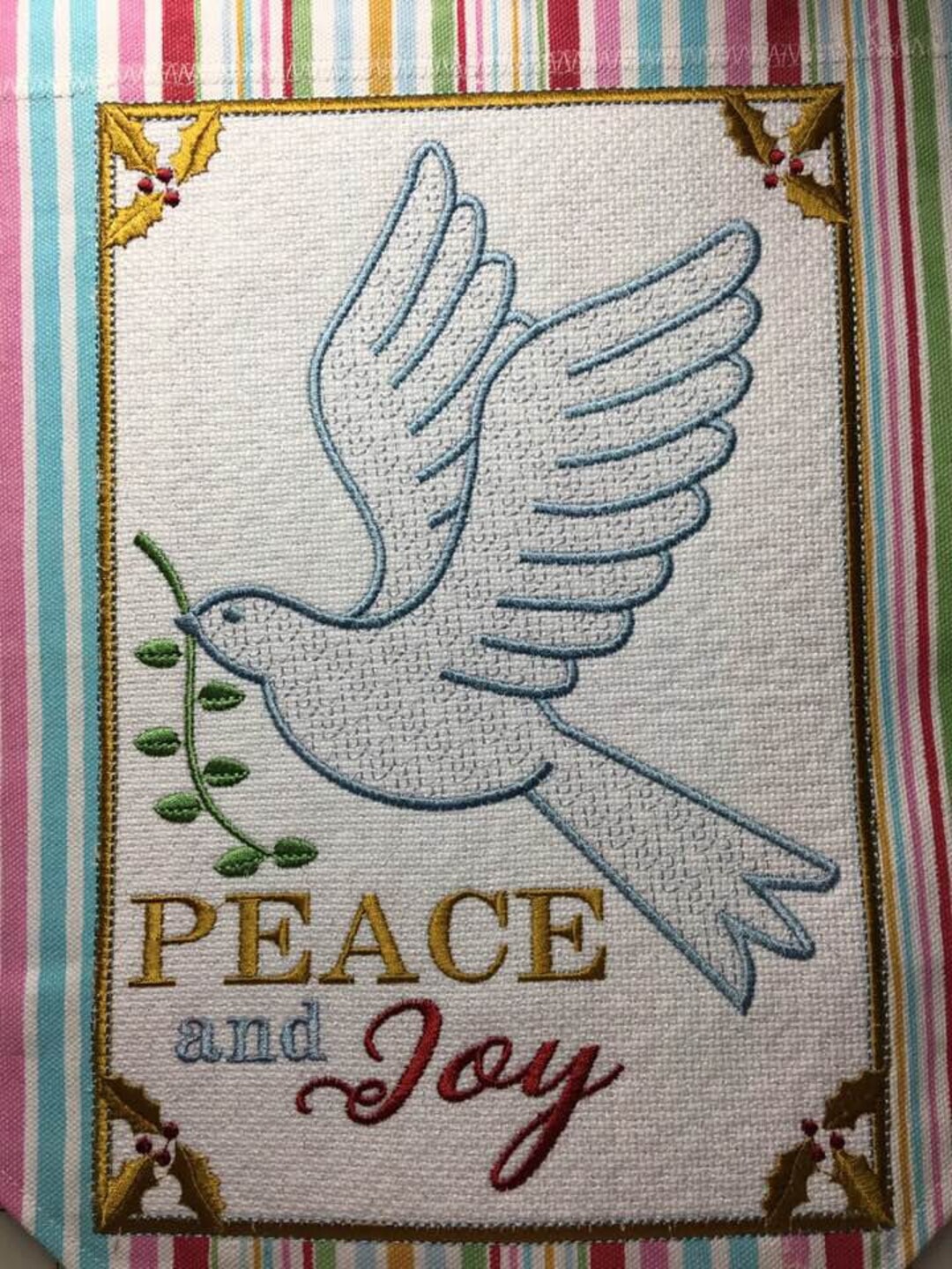 Dove of Peace Design for Machine Embroidery in 3 Sizes in Popular ...