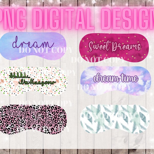 Eye Sleep Mask - Etsy