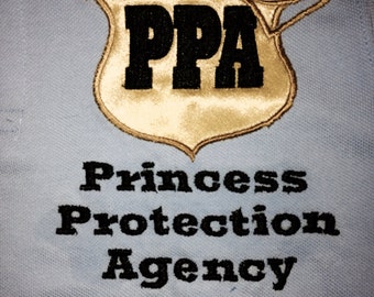Princess Protection Agency Badge Mickey Mouse Disney Iron on Decal ...