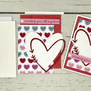 Valentine's Card Making Kit 2 7 Card DIY Kit All Ages Card Kit Make ...