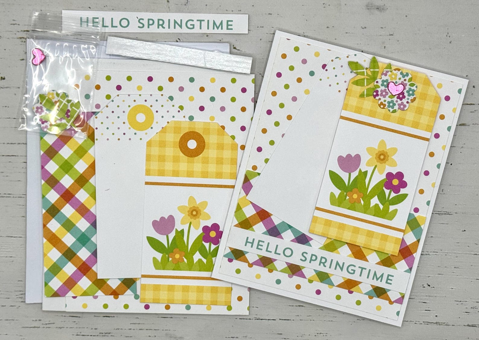 Easter/spring Card Making Kit- 7 Card DIY Kit- All Ages Card Kit- Make ...