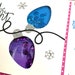 Christmas Lights SHAKER Card- Handmade Christmas Card - Etsy