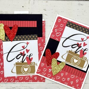 Valentine's Card Making Kit- 5 Card DIY Kit- All Ages Card Kit- Make ...