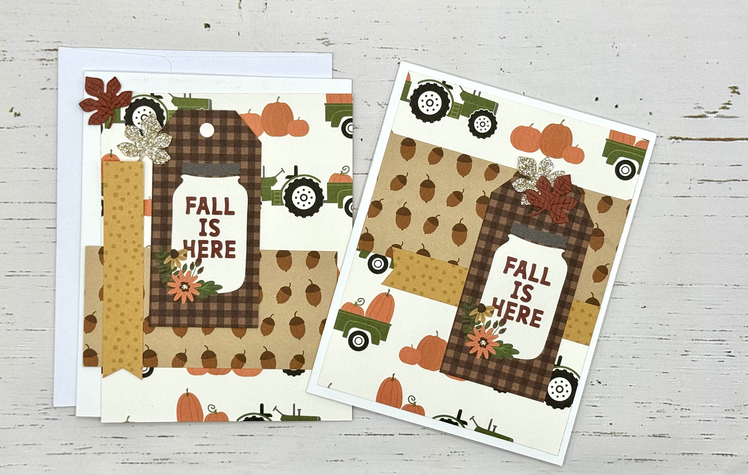 Fall Card Making Kit #2- 7 Card Variety Pack DIY Kit- I Love Fall ...