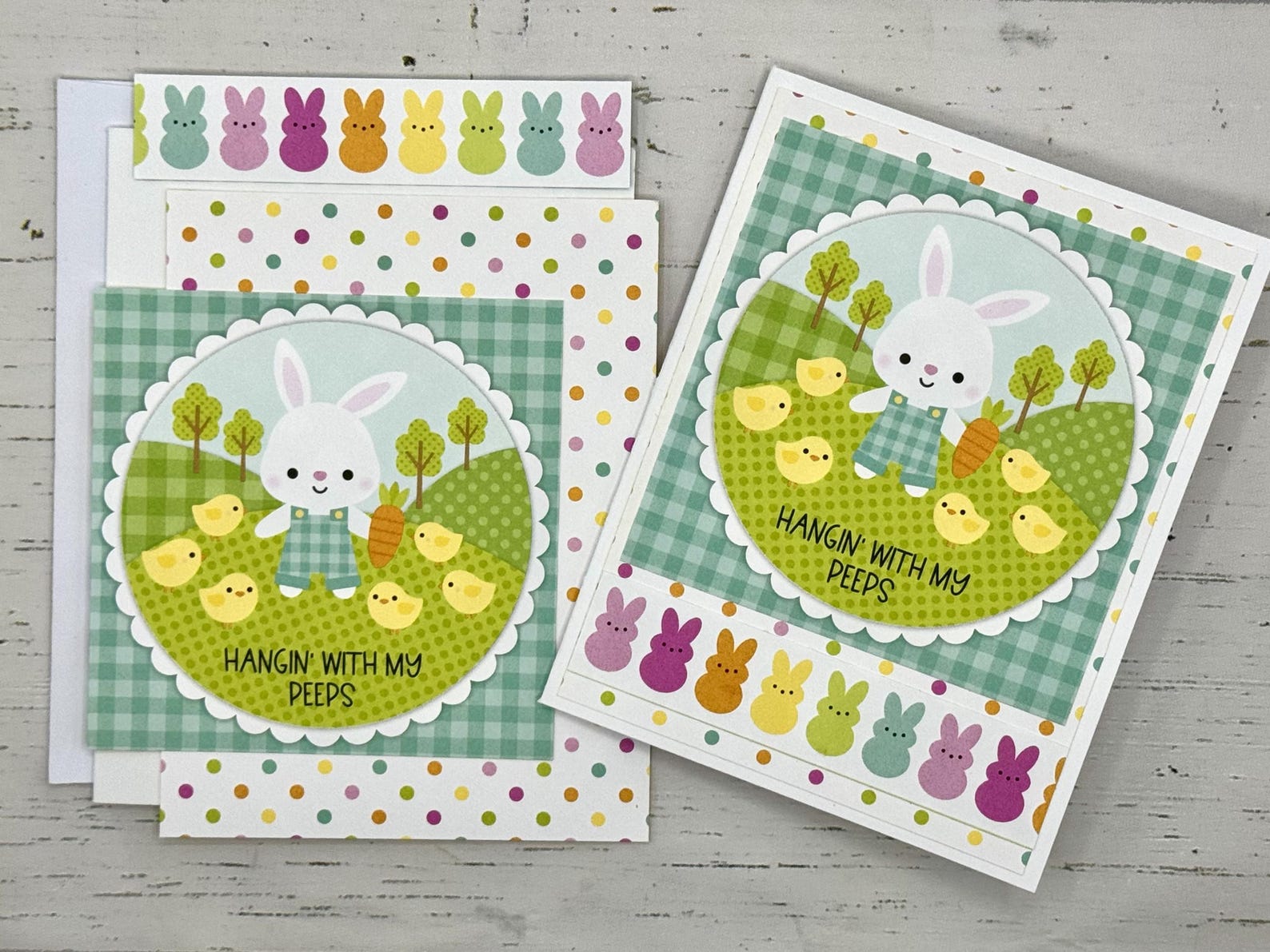 Easter/spring Card Making Kit- 7 Card DIY Kit- All Ages Card Kit- Make ...