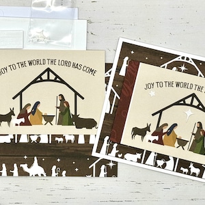 Religious Card Making Kit- Christmas Card Making Kit- 7 Card Variety ...