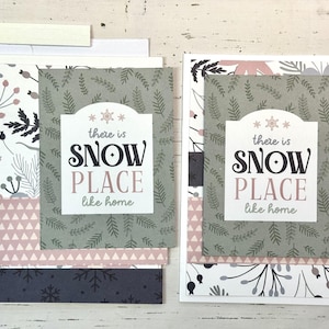 Winter Card Making Kit: 8 Card DIY Project- Winter Wonderland - Etsy