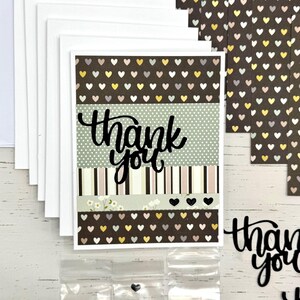 Thank You Card Making Kit 2 5 Card DIY Kit All Ages Card Kit Make Your ...