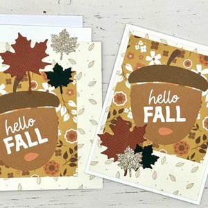 Fall Card Making Kit #2- 7 Card Variety Pack DIY Kit- I Love Fall ...
