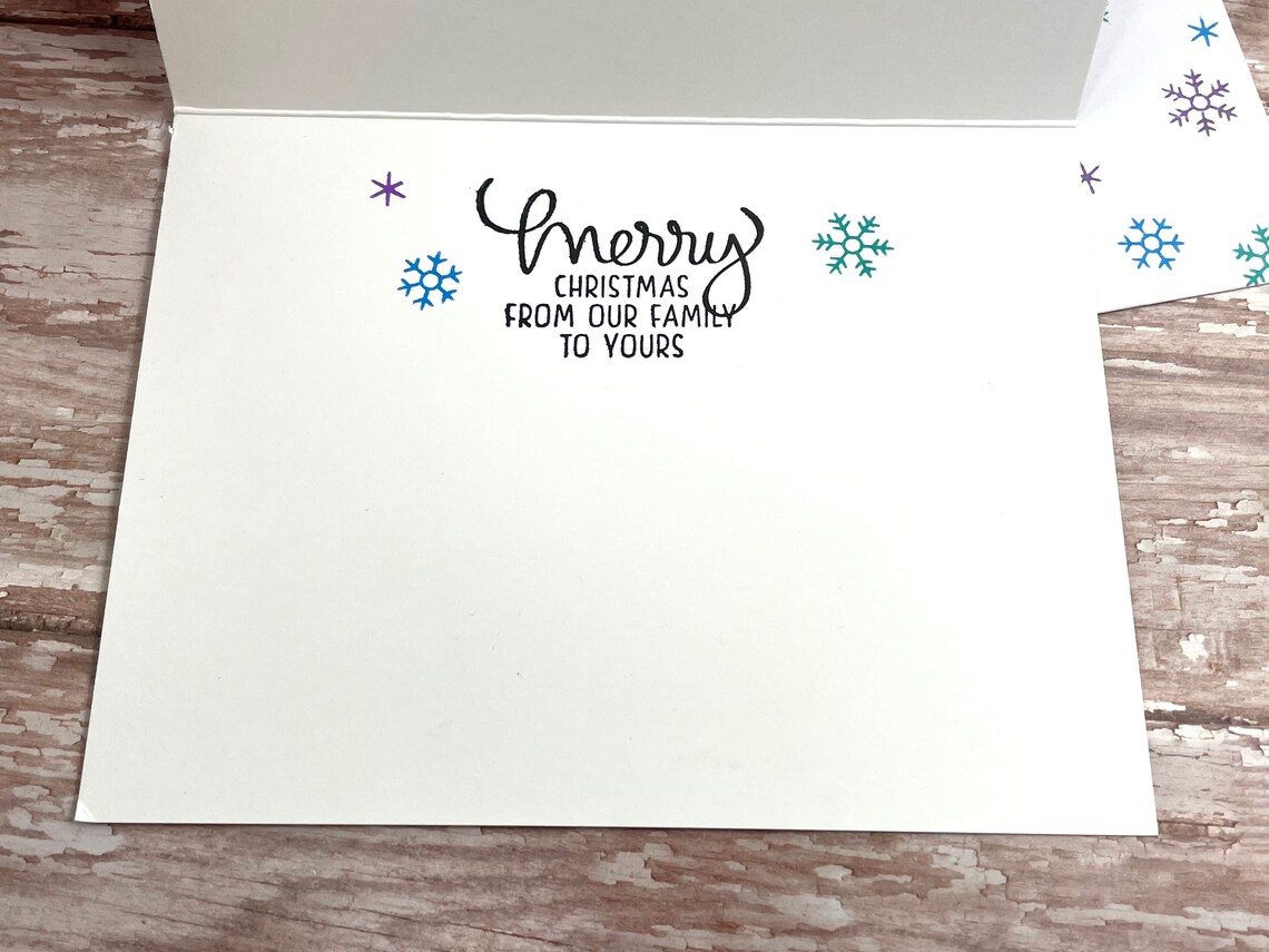 Christmas Lights SHAKER Card- Handmade Christmas Card - Etsy