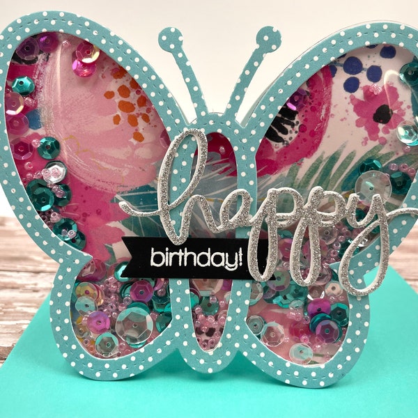 Shaker Card Svg - Etsy